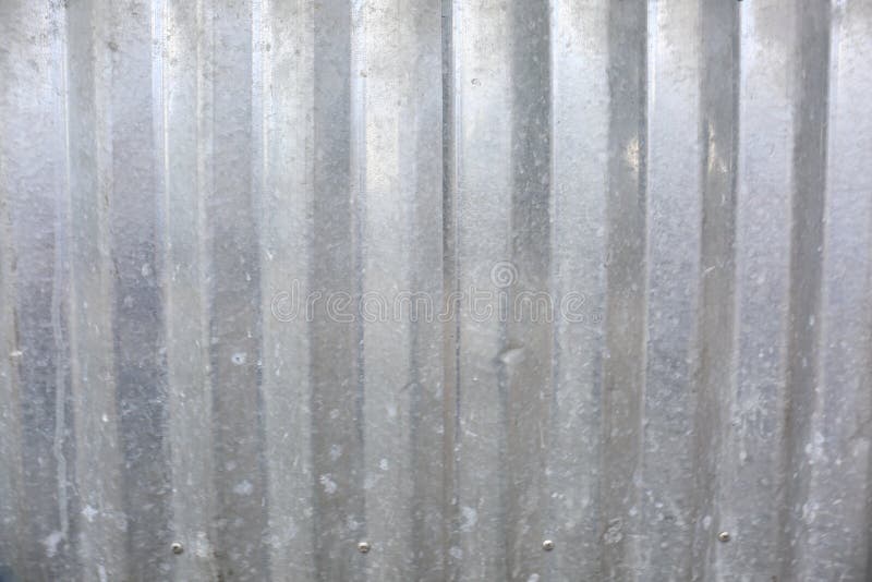Galvanized Wavy Metal Roofing Background Texture Stock Image - Image of ...