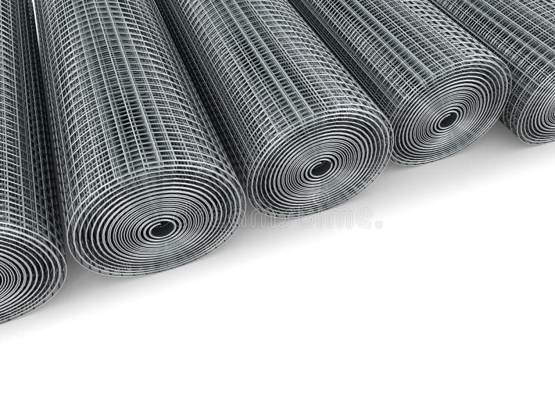 Welded Wire Mesh, Metal Rebar, Illustration Stock Illustration ...