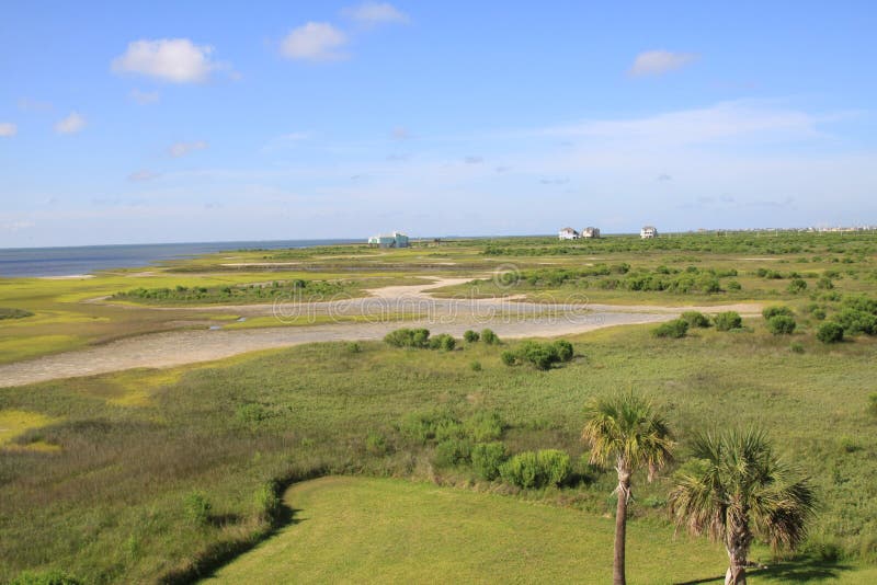 Galveston Shore Line stock image. Image of shore, texas - 71594893