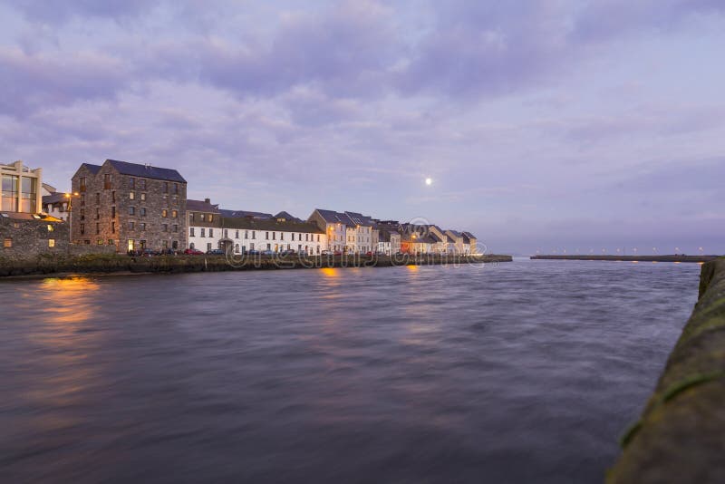 Galway History Museum and Galway Claddagh Stock Photo - Image of town ...