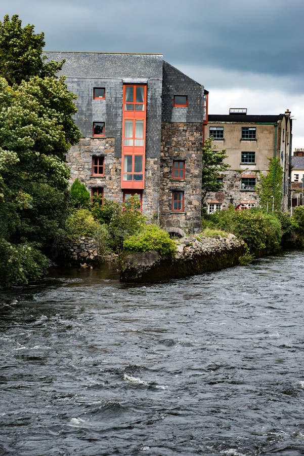 GALWAY, IRELAND - AUGUST 22, 2017: Architecture of City Center of ...