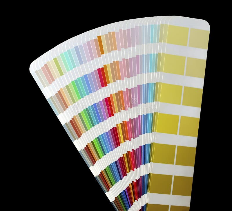 Gama de colores. Aislado foto de archivo. Imagen de paleta - 1376016