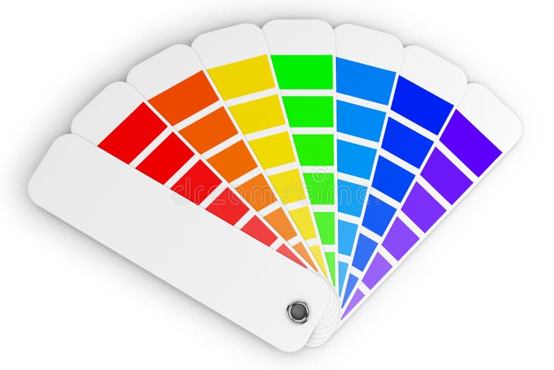 Gama de colores de color stock de ilustración. Ilustración de amarillo ...