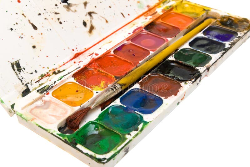 Gama De Colores De Las Acuarelas Foto de archivo - Imagen de ...