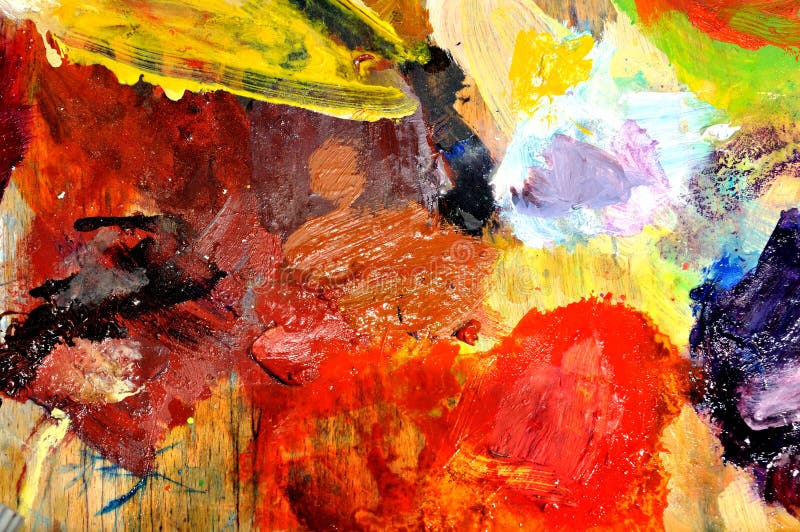 Gama De Colores Seca Del Petróleo Foto de archivo - Imagen de ...