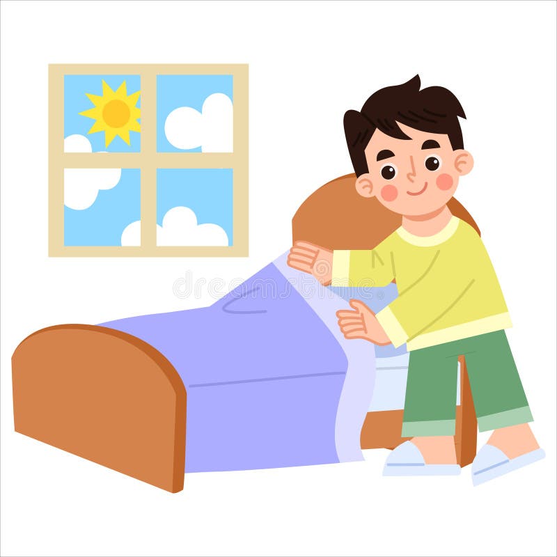 Making Bed Stock Illustrations – 6,561 Making Bed Stock Illustrations ...