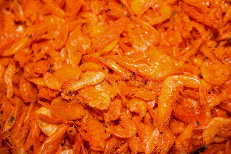 Gambas Secas Usadas Para Hacer Comida Deliciosa. Foto de archivo ...