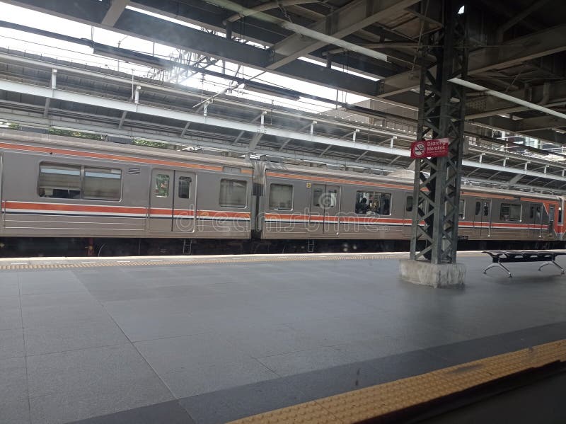 Gambir Train Station in Indonesia Editorial Image - Image of railway ...