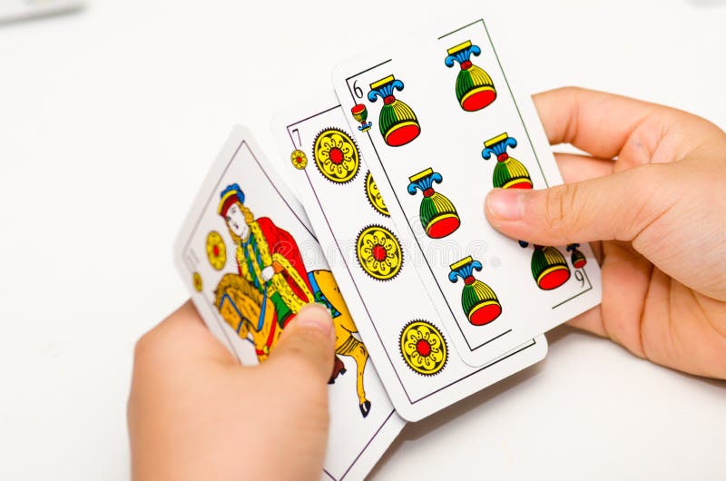 Gamble stock image. Image of spanishcards, leisure, wager - 32618591