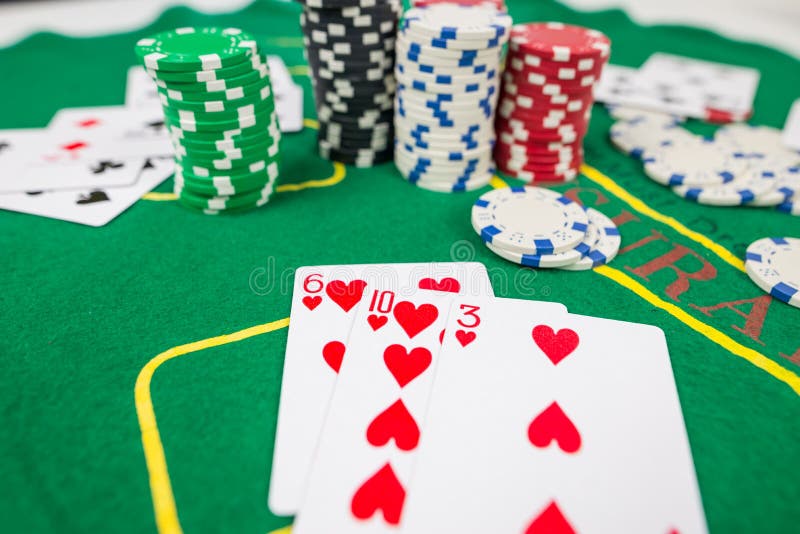 Gamble. Poker concept stock photo. Image of entertainment - 251257962