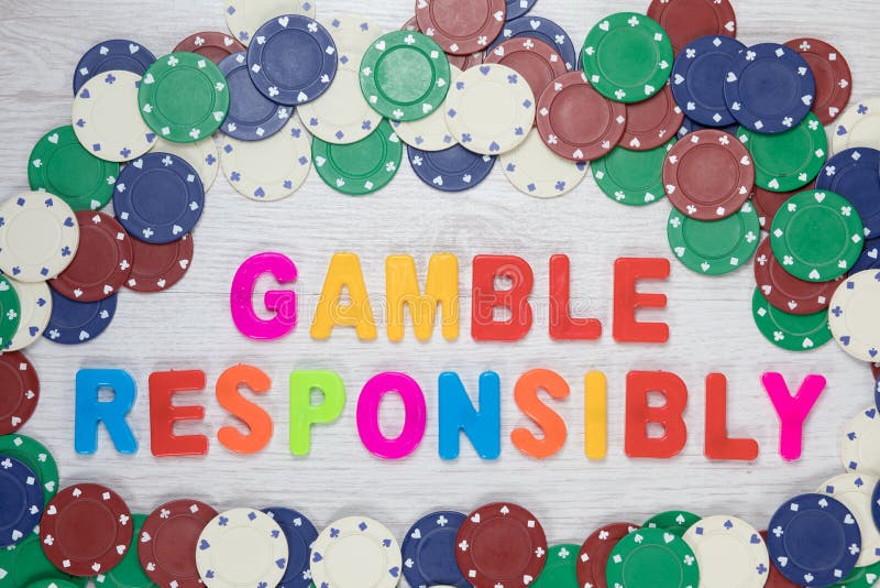 Bet Responsibly, Game Aware, Gambling Imagery Stock Photo - Image of ...