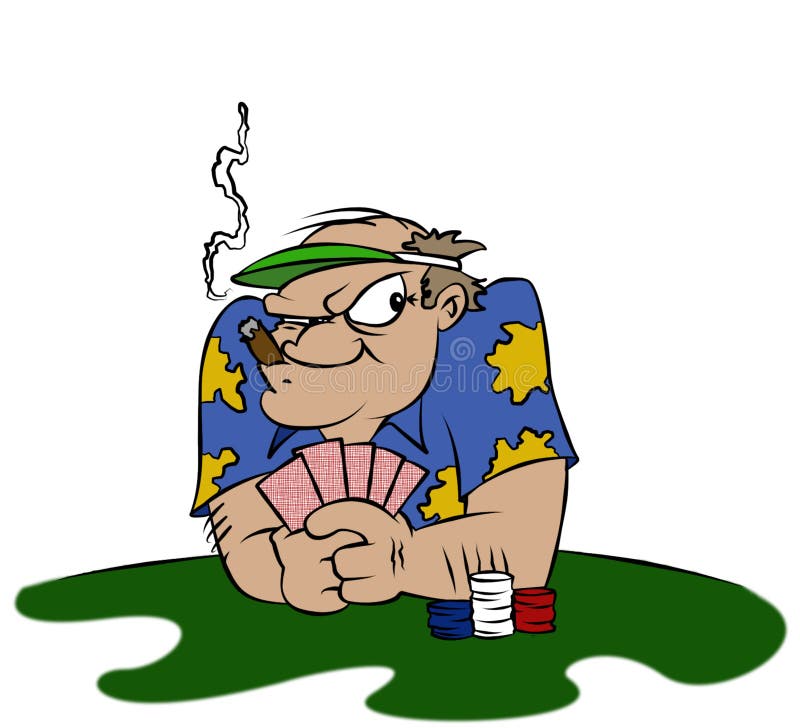 Gambler stock illustration. Illustration of poker, casino - 2701947