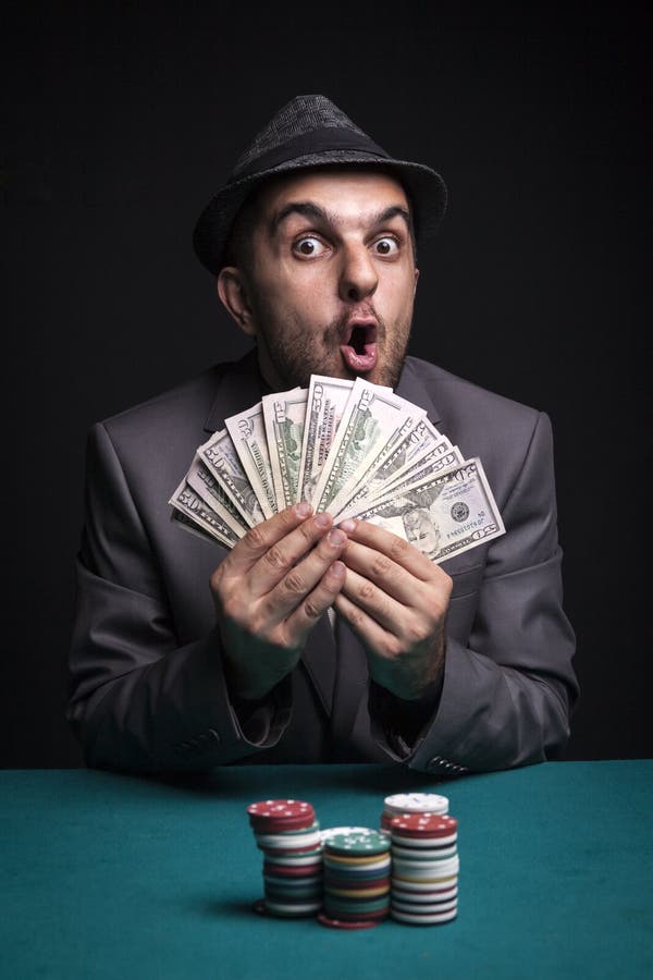 Gambler Man stock photo. Image of gambler, luck, blank - 75695620