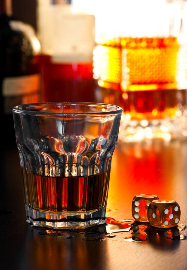 Gambling stock image. Image of craps, brandy, alcohol - 10071069