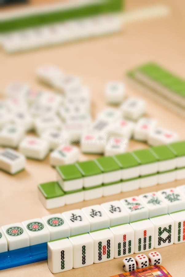 Mahjong tiles stock image. Image of gamble, popular, green - 6022881