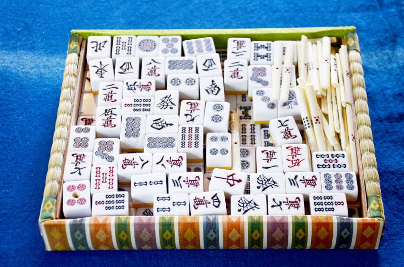 Mahjong board game pieces stock photo. Image of activity - 29380058