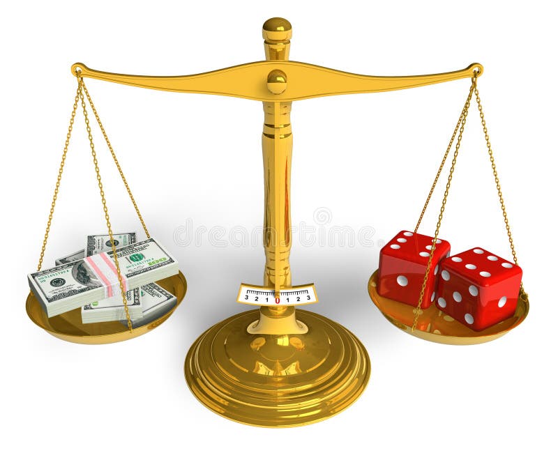 Golden scales stock illustration. Illustration of choice - 15492705