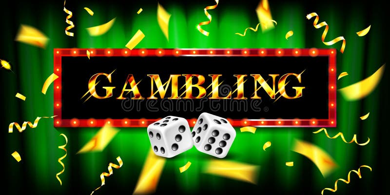 Gambling game. Cash game stock vector. Illustration of design - 219001052