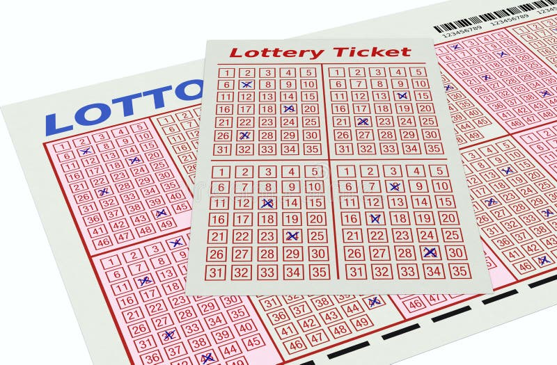 Gambling, lotto game stock illustration. Illustration of closeup - 70381004