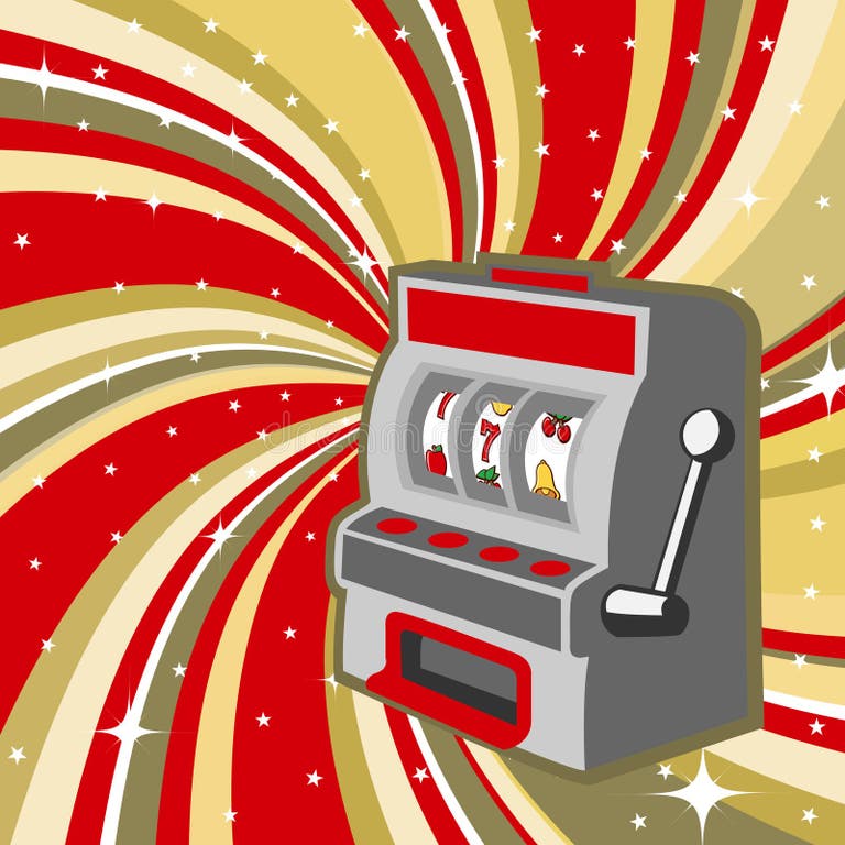 Gambling machine stock vector. Illustration of game, chance - 9790711