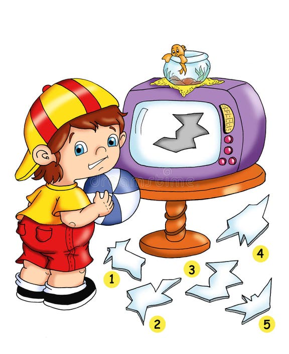 Broken Cartoon Television Stock Illustrations – 201 Broken Cartoon ...