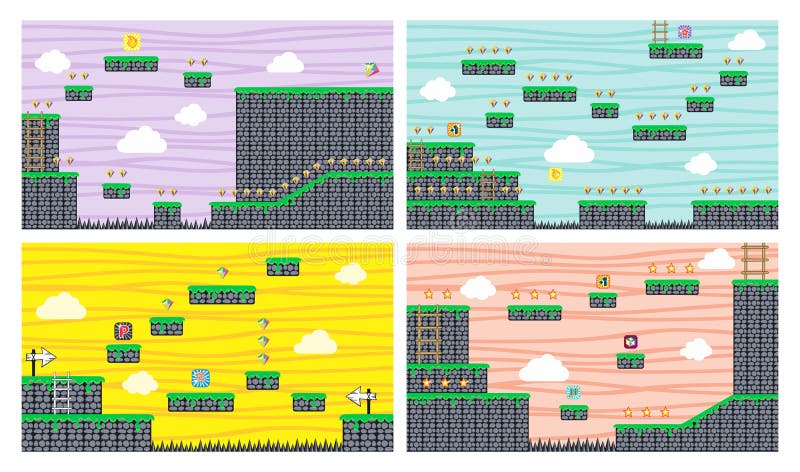 Video Game Meter Stock Illustrations – 310 Video Game Meter Stock ...