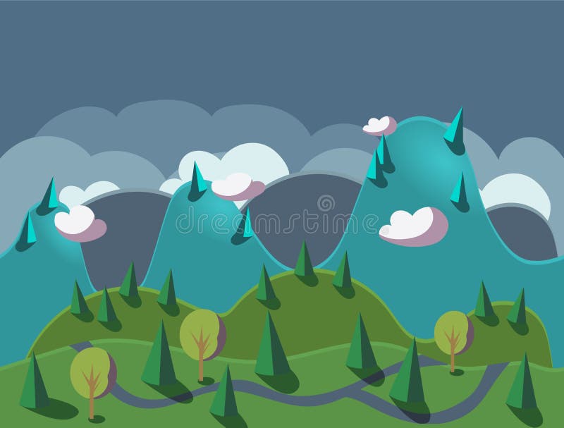 Seamless Landscape Stock Illustrations – 39,019 Seamless Landscape ...