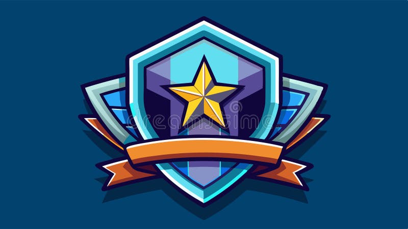 Game Badge with Star stock illustration. Illustration of buttons ...
