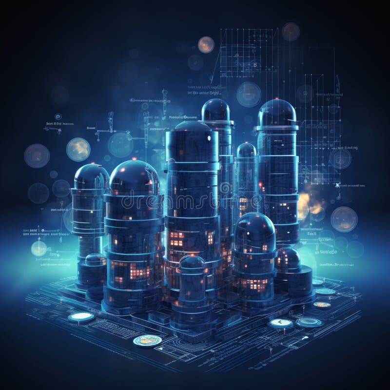 Game Board with Blue and Green LED Background Lighting Stock Image ...