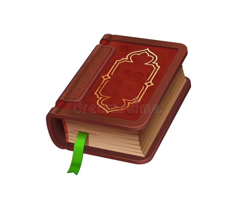 Game Book, Isolated Wizard or Sorcerer Grimoire Stock Illustration ...