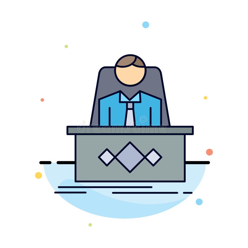 Game, Boss, Legend, Master, CEO Flat Color Icon Vector Stock Vector ...