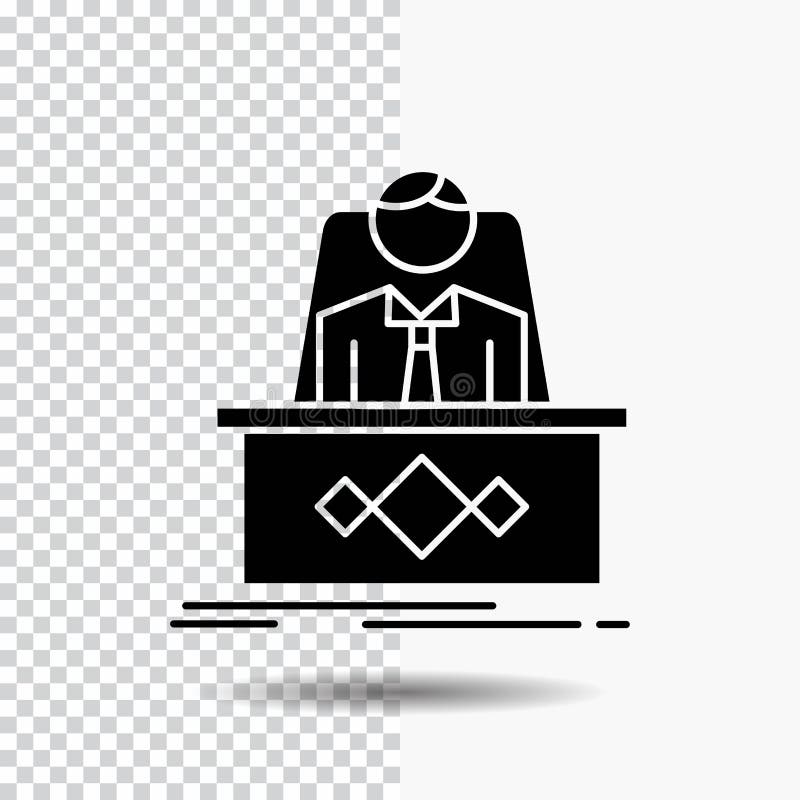 Game, Boss, Legend, Master, CEO Glyph Icon on Transparent Background ...