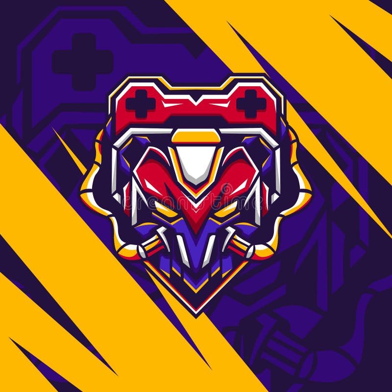 Game Bot Mascot stock vector. Illustration of symbol - 192054141