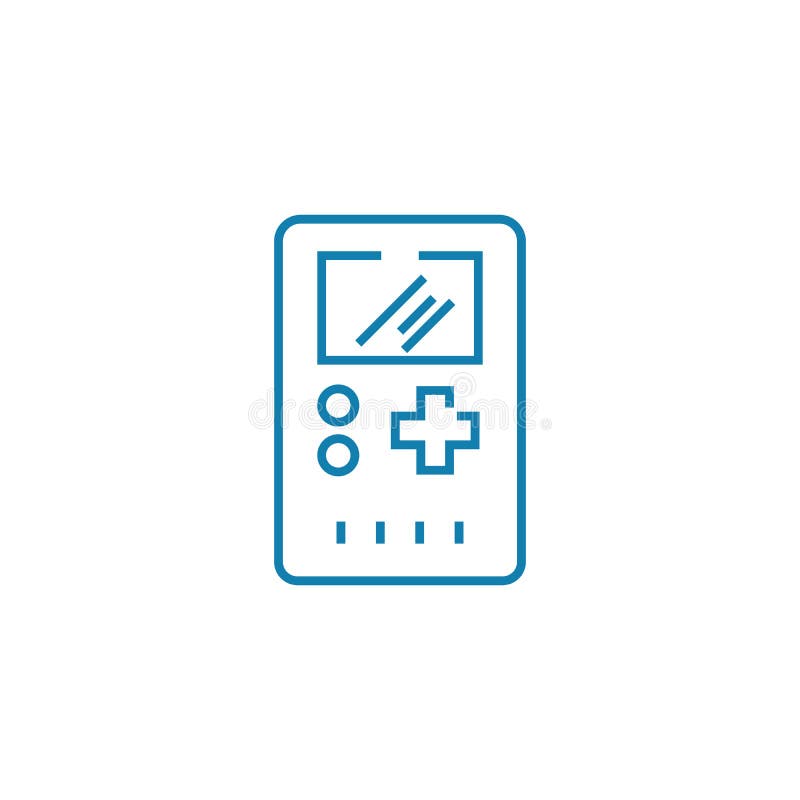 Game Box Linear Icon Concept. Game Box Line Vector Sign, Symbol ...