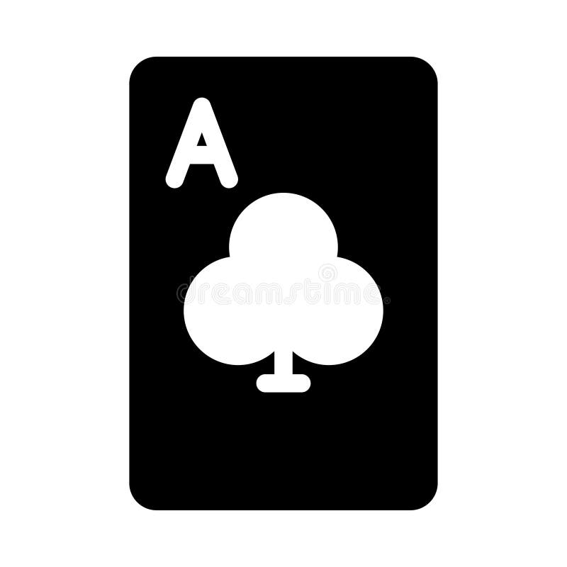 Game Card Vector Glyph Flat Icon Stock Vector - Illustration of icon ...