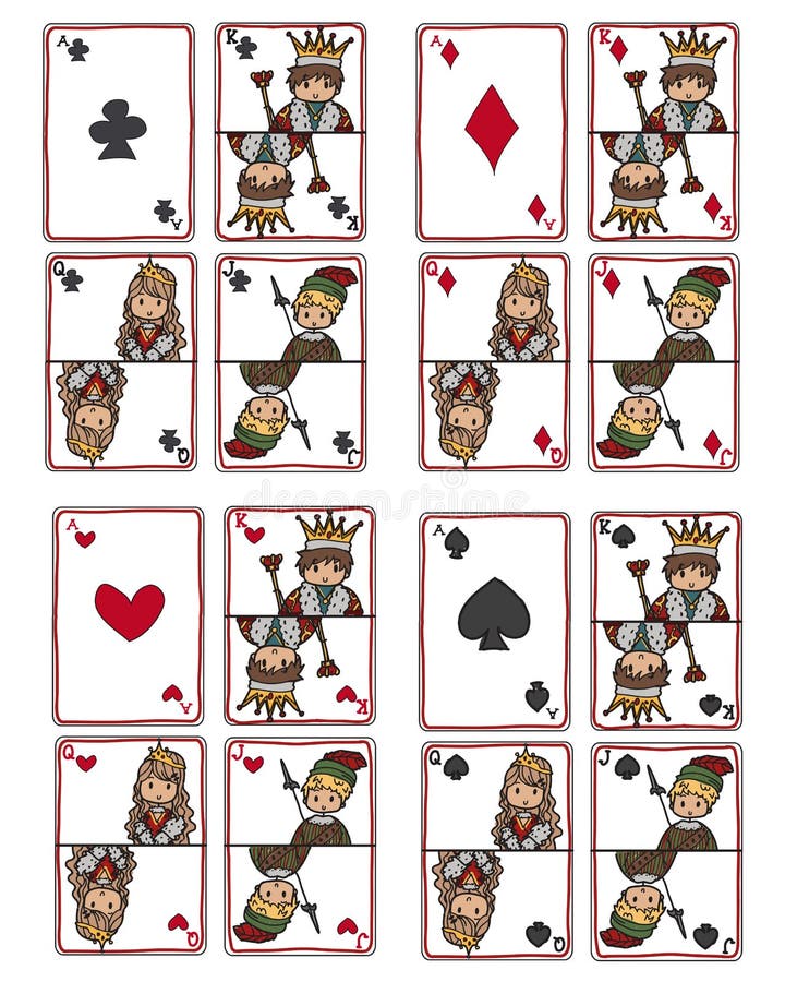 Game cards stock vector. Illustration of clubs, spades - 40988816