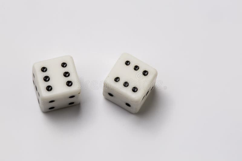 Game of Chance, Gambling Concept. Dice of Luck Stock Photo - Image of ...