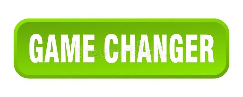 Game Changer Button. Game Changer Square 3d Push Button Stock Vector ...
