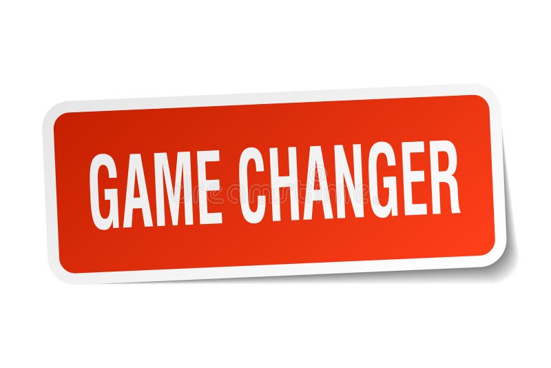 Game changer sticker stock vector. Illustration of vector - 120385385