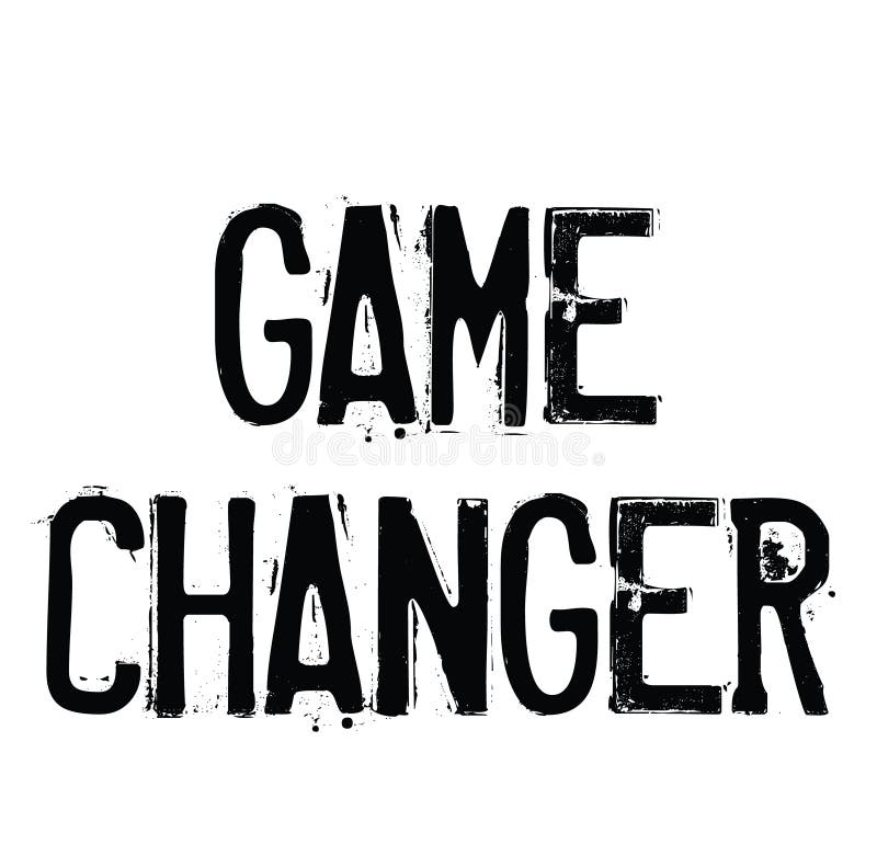 Game Changer Stamp on White Stock Vector - Illustration of vintage ...