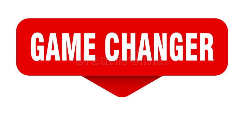 Game Changer Sticker. Game Changer Sign on Transparent Background Stock ...