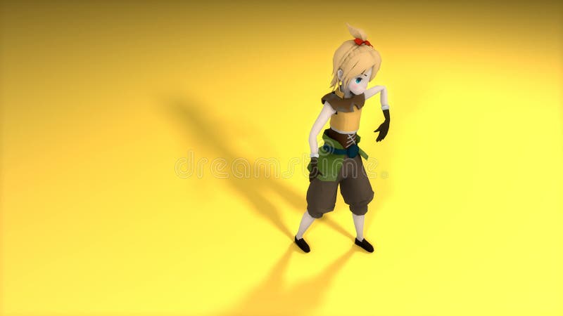 Game character dancing stock video. Video of beautiful - 204372729