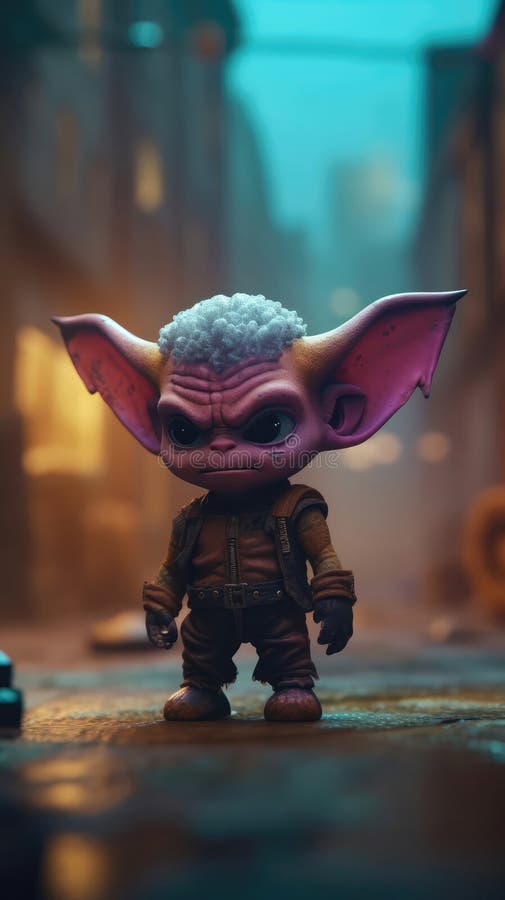 Game Character a Small Imp Digital Art. Generative AI Stock ...