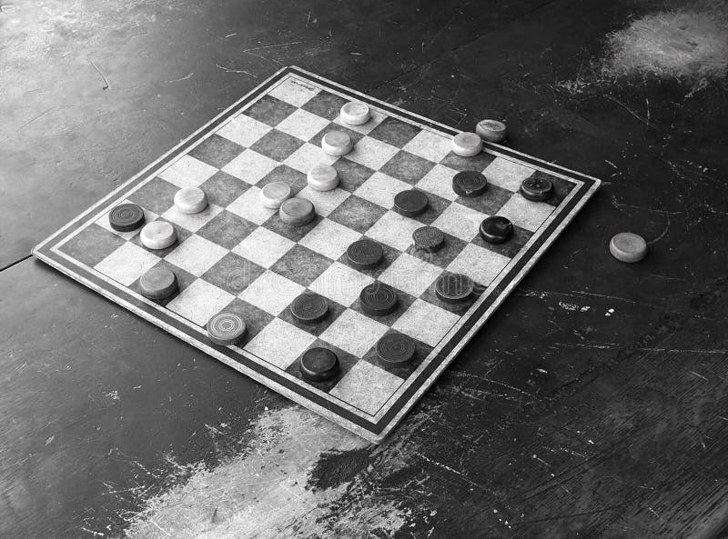 Game of Checkers stock image. Image of white, draughts - 55539527