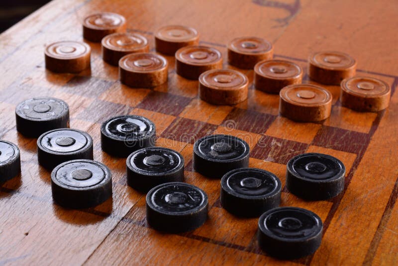 Game of checkers stock photo. Image of winner, boardgame - 60831188
