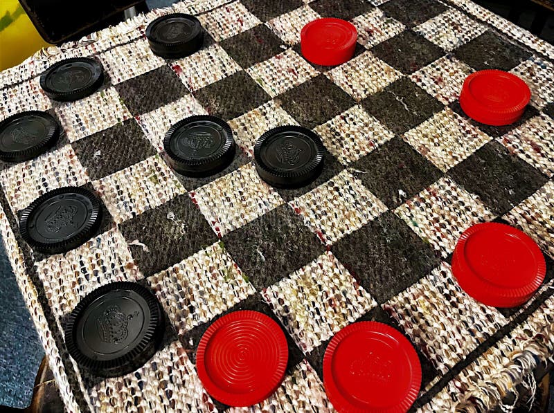 A game of checkers stock photo. Image of amusement, draughts - 255917350