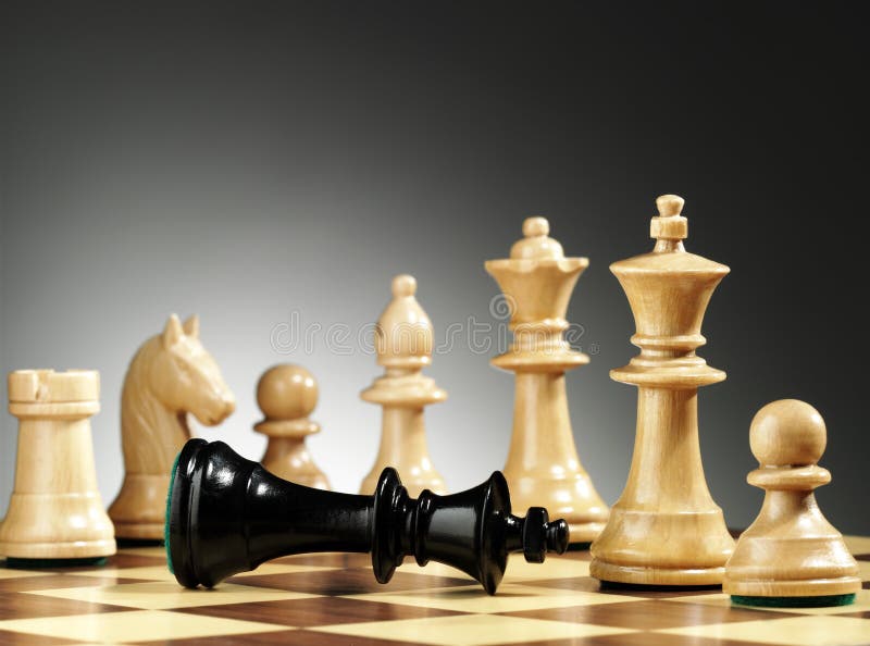 A Game of Chess Comes To an End Stock Photo - Image of lose, chess: 7255736