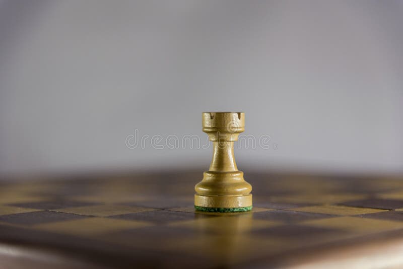 Game of Chess, Rook on the Chess Board Stock Photo - Image of objects ...
