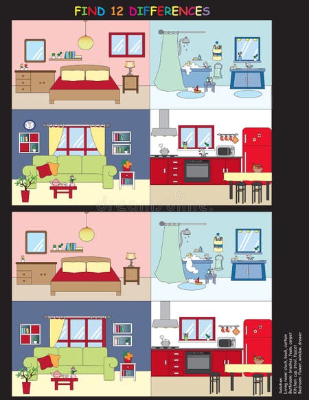 Game for children stock illustration. Illustration of twelve - 53547778