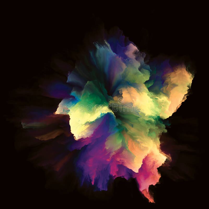 Game of Color Splash Explosion Stock Illustration - Illustration of ...